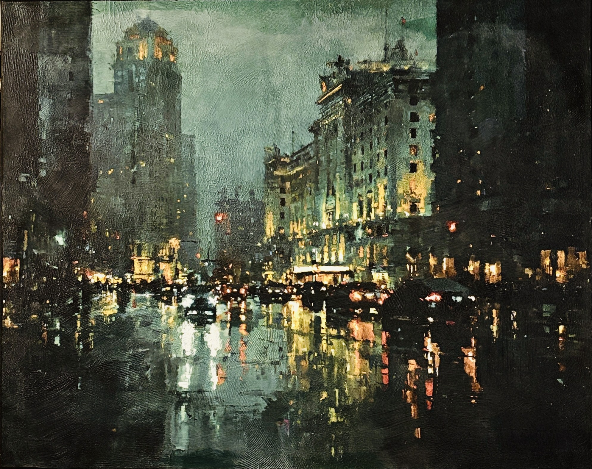 Jan Wysocki, City Lights II - Aukcja internetowa / Licytacja online ...