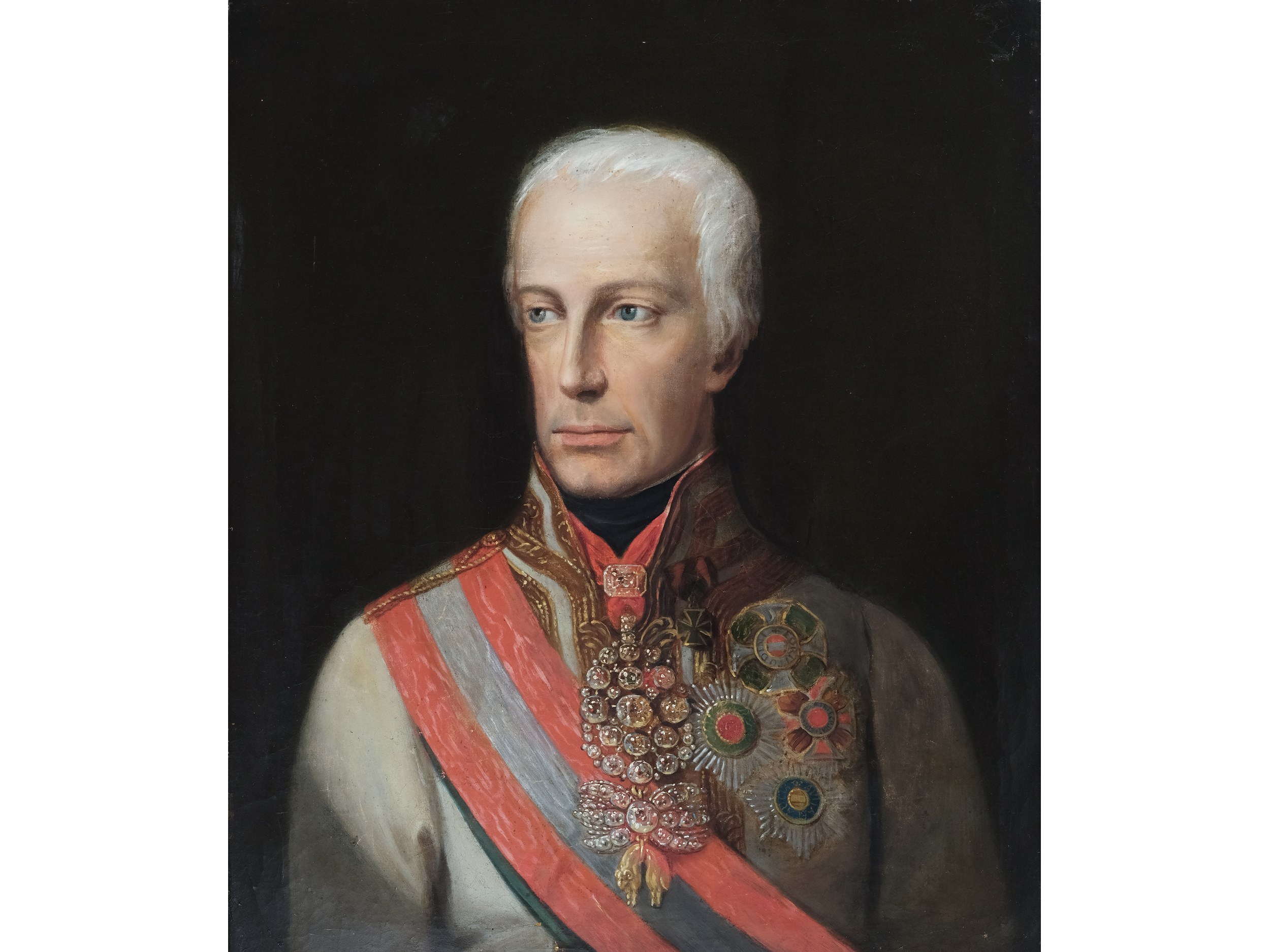 CESARZ FRANZ JÓZEF I, AUSTRIACKI MALARZ PORTRECISTA - Aukcja ...