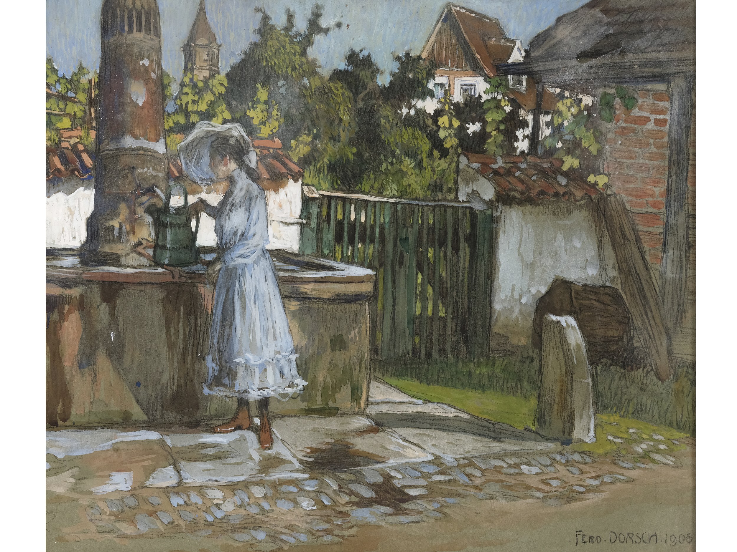 FERDINAND DORSCH, PÉCS 1875 - 1938 DREZNO - Aukcja internetowa ...