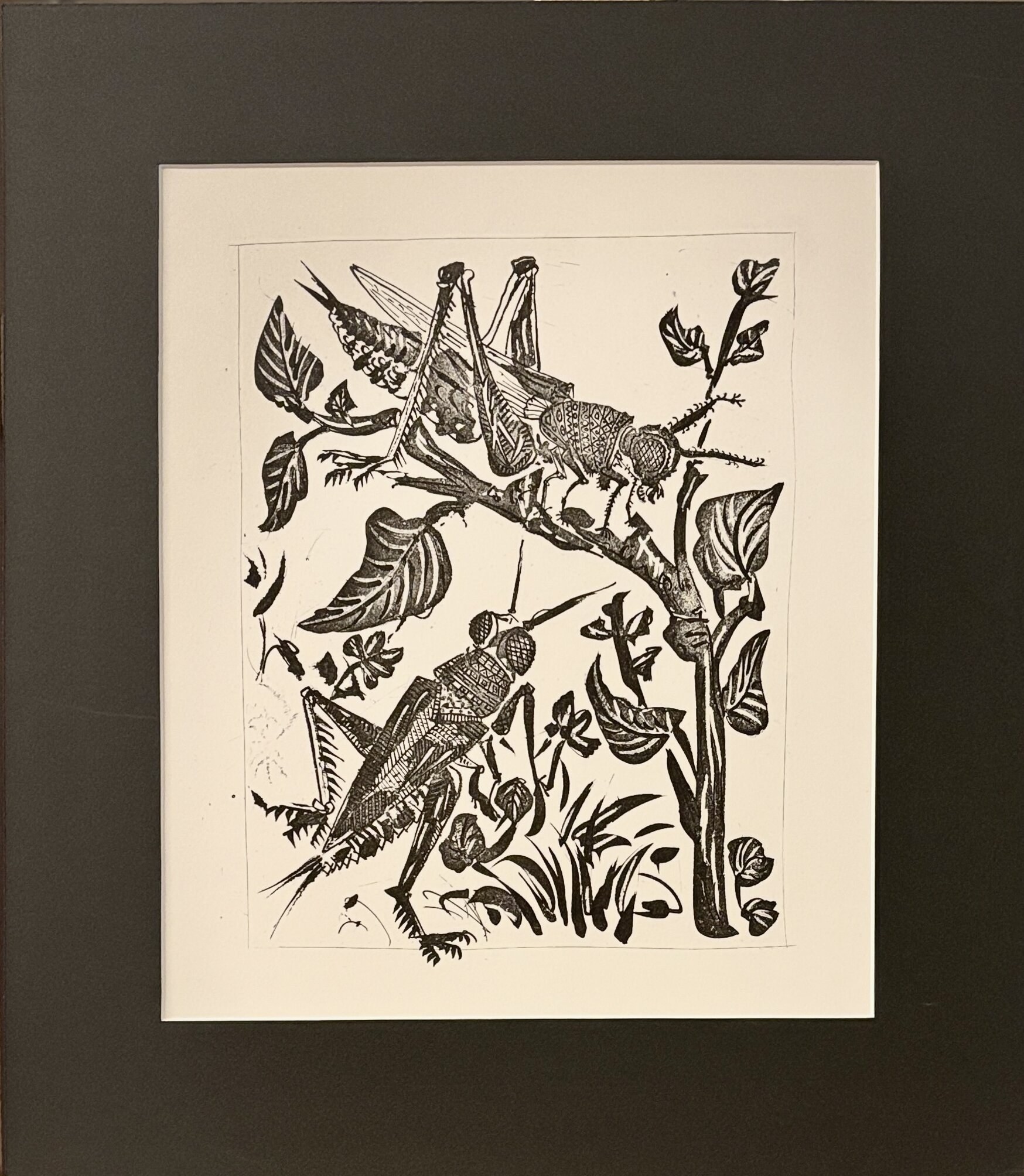 Pablo Picasso (1881-1973), Sauterelle (Konik Polny) z cyklu 31 rycin do ...