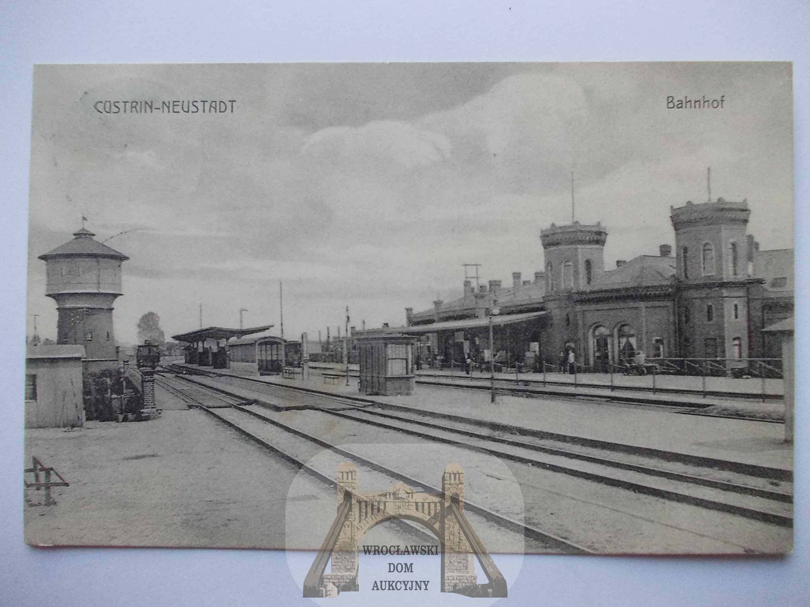 Kostrzyn, Custrin, dworzec, perony, 1911 - Aukcja internetowa ...