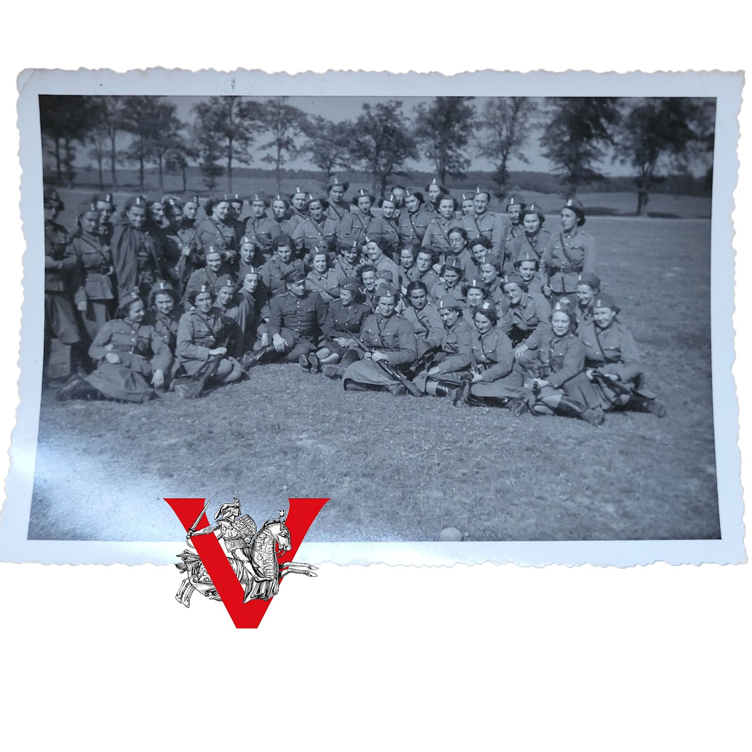 LWP, Polish Army 1950s, Platoon of Beautiful Soldiers with Arms ...