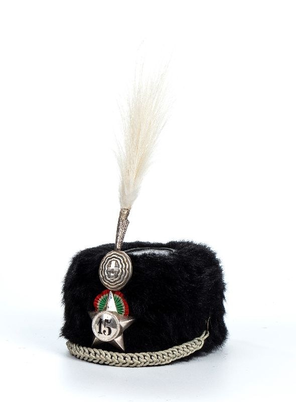 Colby hat of a colonel commander of the lancers, VE2 era, Colby hat of ...
