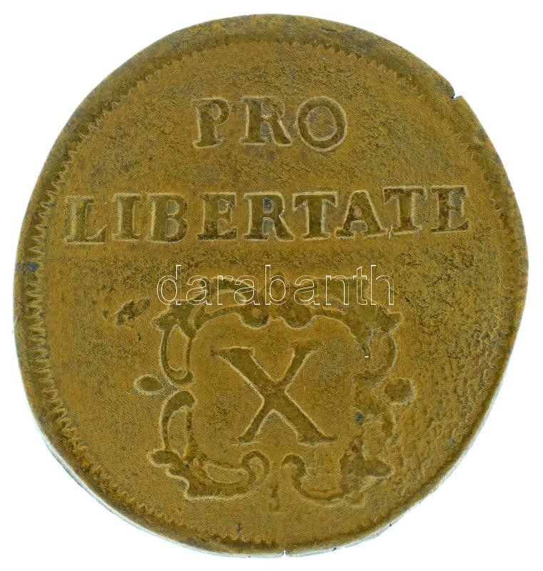 1706. X Poltura Cu "II. Rákóczi Ferenc" "PRO LIBERTATE" (7,48g)T:AU,XF ...
