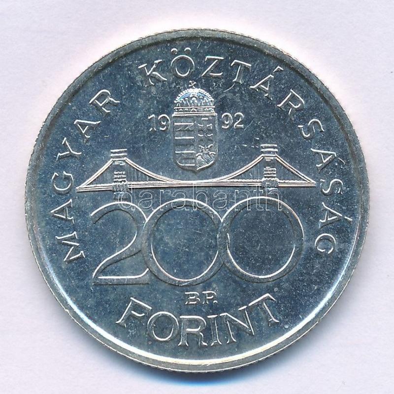 1992. 200Ft Ag "MNB" T:UNC,AU Adamo F13 - Aukcja internetowa ...
