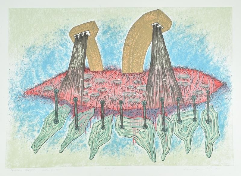 Stefanovits Péter (1947-): Nevelési tanácsok, 1995. Szitanyomat, papír ...