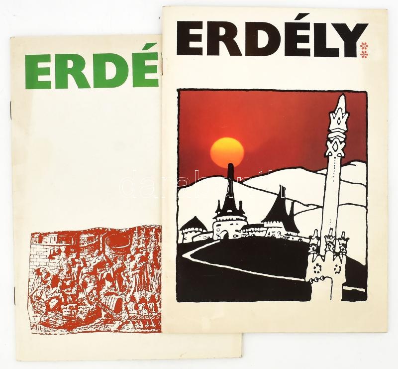1989 2 db kiadvány: Barta Gábor: Erdély 1-2. H.n., 1989, Progresszió GT ...
