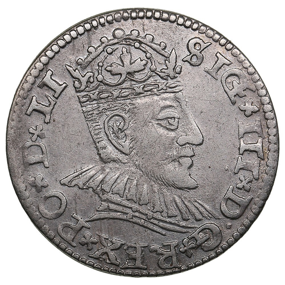 Ryga pod polskim panowaniem, AR 3 Grosze / Trojak 1590 - Zygmunt III ...
