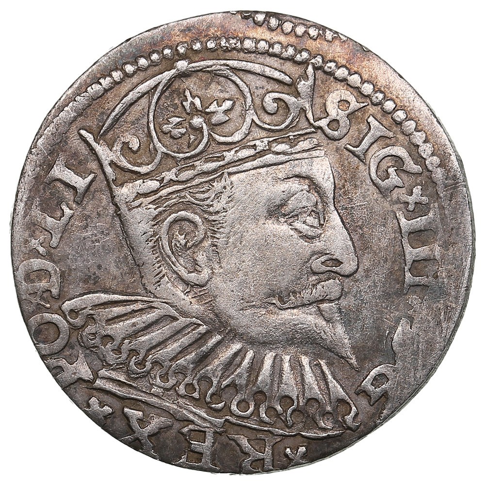 Ryga pod polskim panowaniem, AR 3 Grosze / Trojak 1598 - Zygmunt III ...