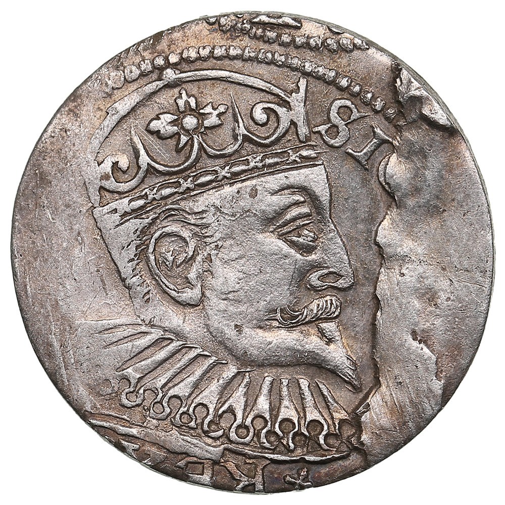 Ryga pod polskim panowaniem, AR 3 Grosze / Trojak 1598 - Zygmunt III ...