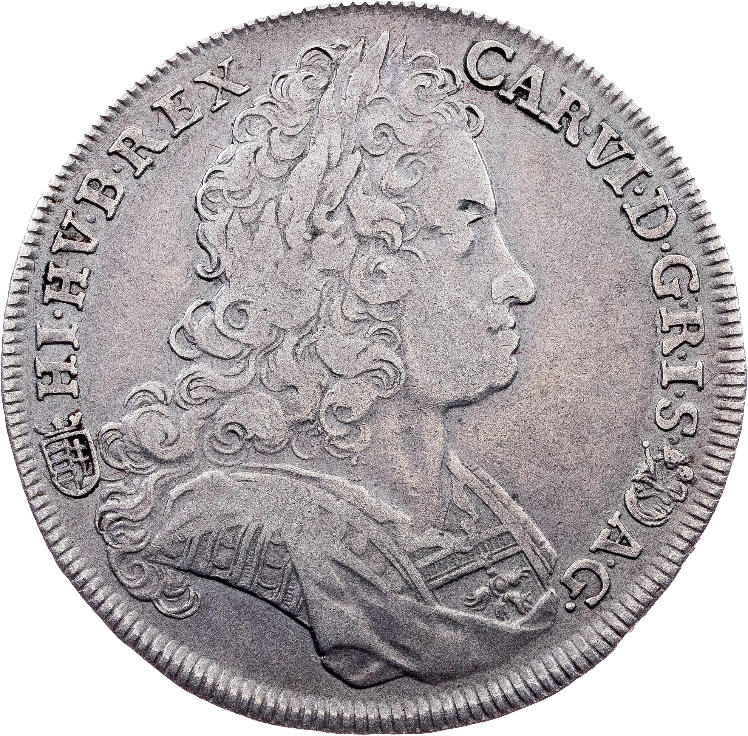 Karol VI, 1/2 talara 1719, KB, Kremnitz - Aukcja internetowa ...
