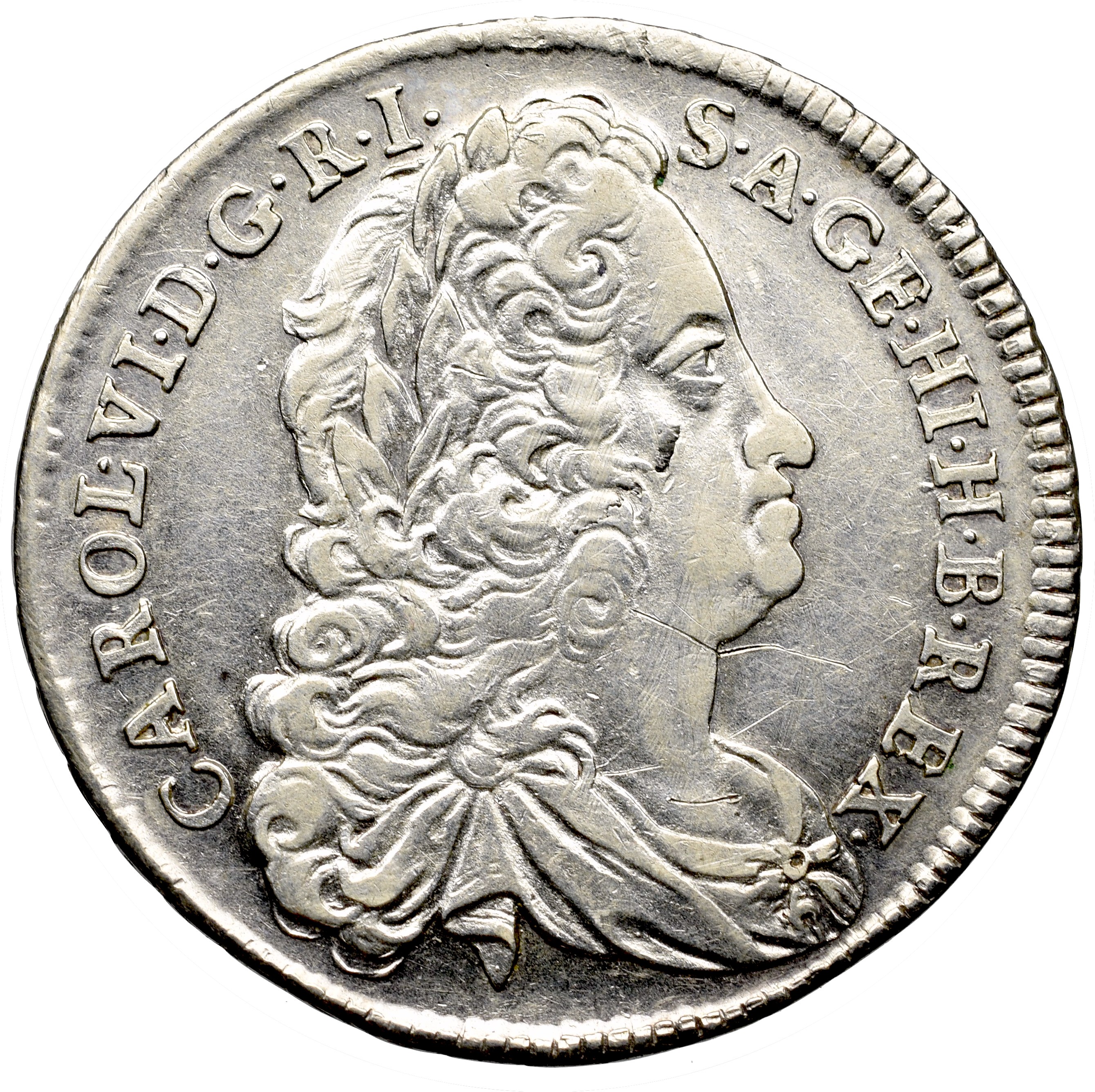 Węgry, Karol VI, 30 krajcarów 1740 KB - Aukcja internetowa / Licytacja ...