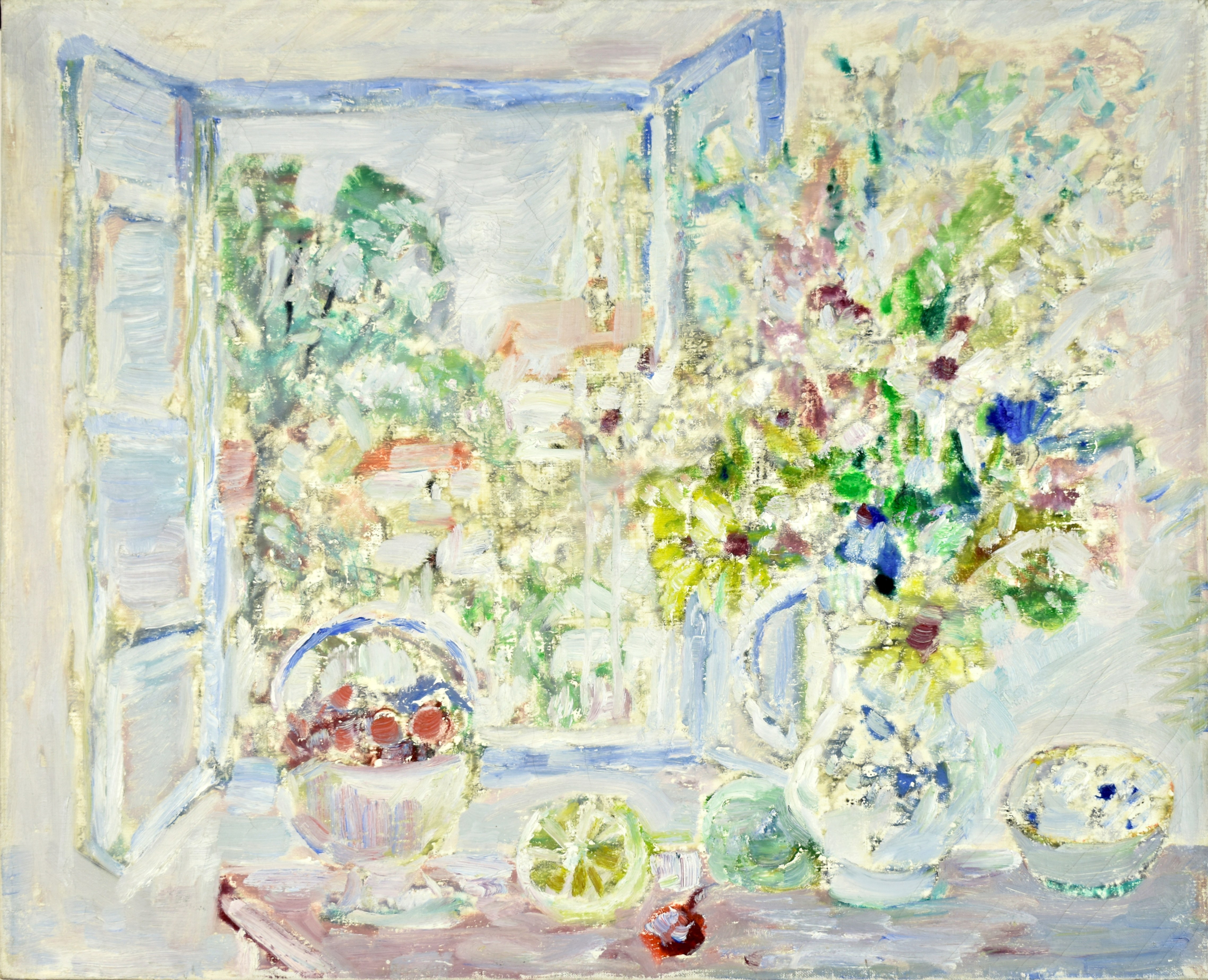 Henryk KRYCH (1905 - 1980), Martwa natura na tle okna - Aukcja ...