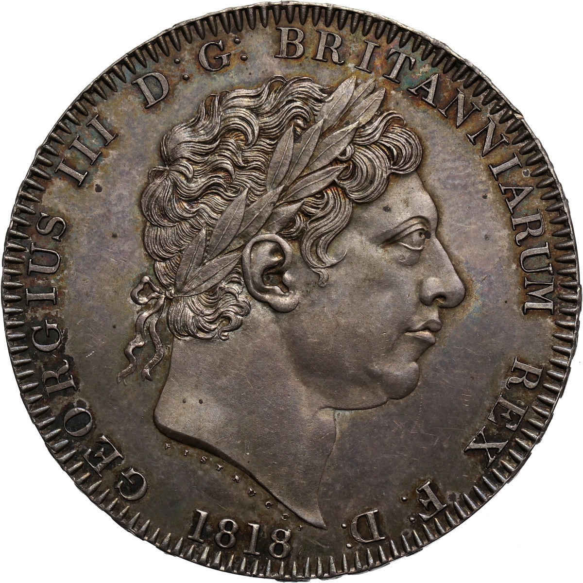 Great Britain, George III, Crown 1818, Londyn - Online auction / Online ...