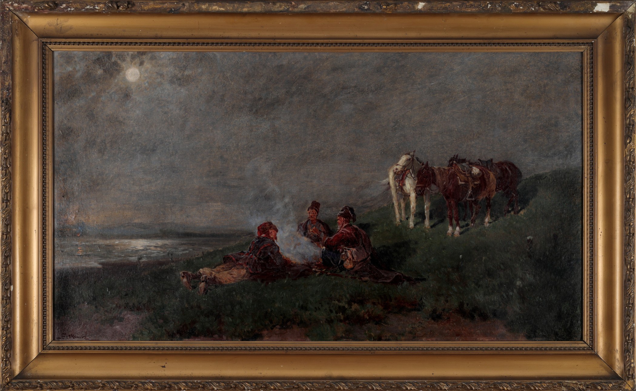 Adam SETKOWICZ (1876-1945), "Na stepie" - Aukcja internetowa ...